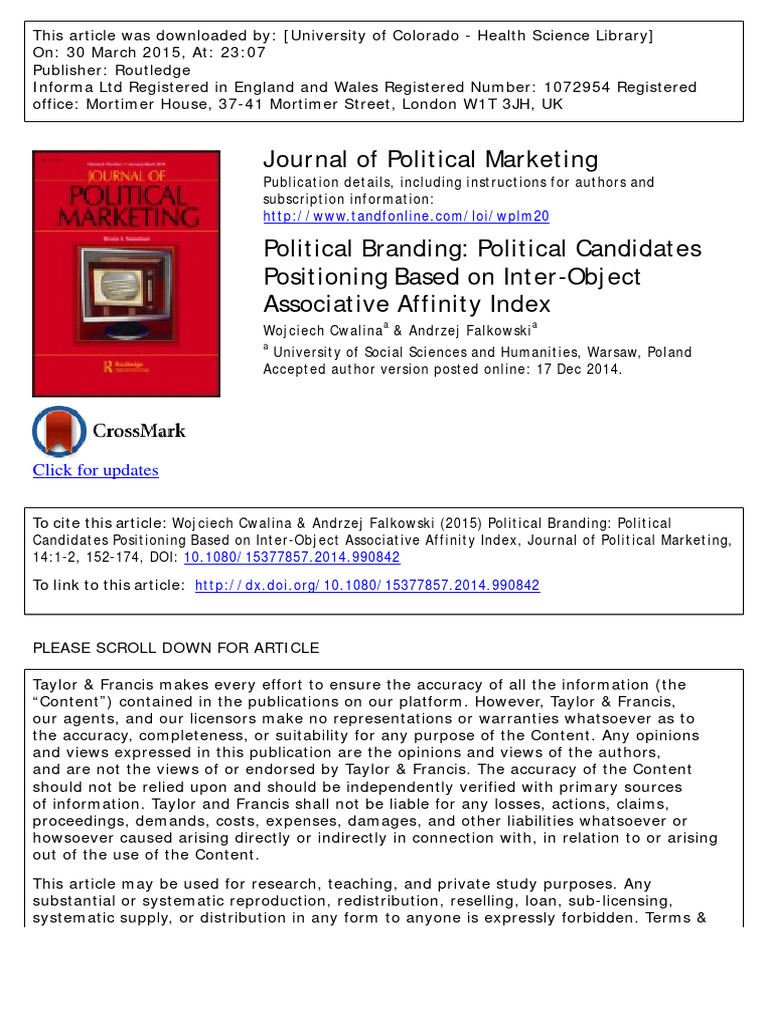 Political Candidates - Wojciech Cwalina + Andrzej Falkowski | PDF ...