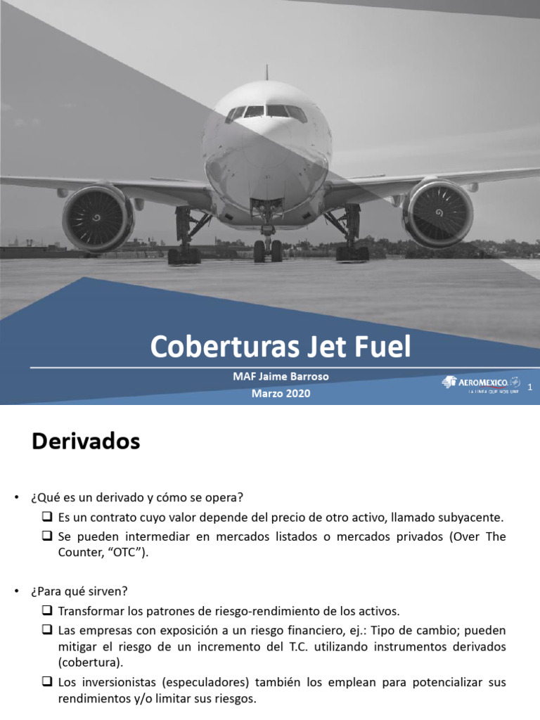 Coberturas Jet Fuel | PDF | Opción (Finanzas) | Swap (Finanzas)