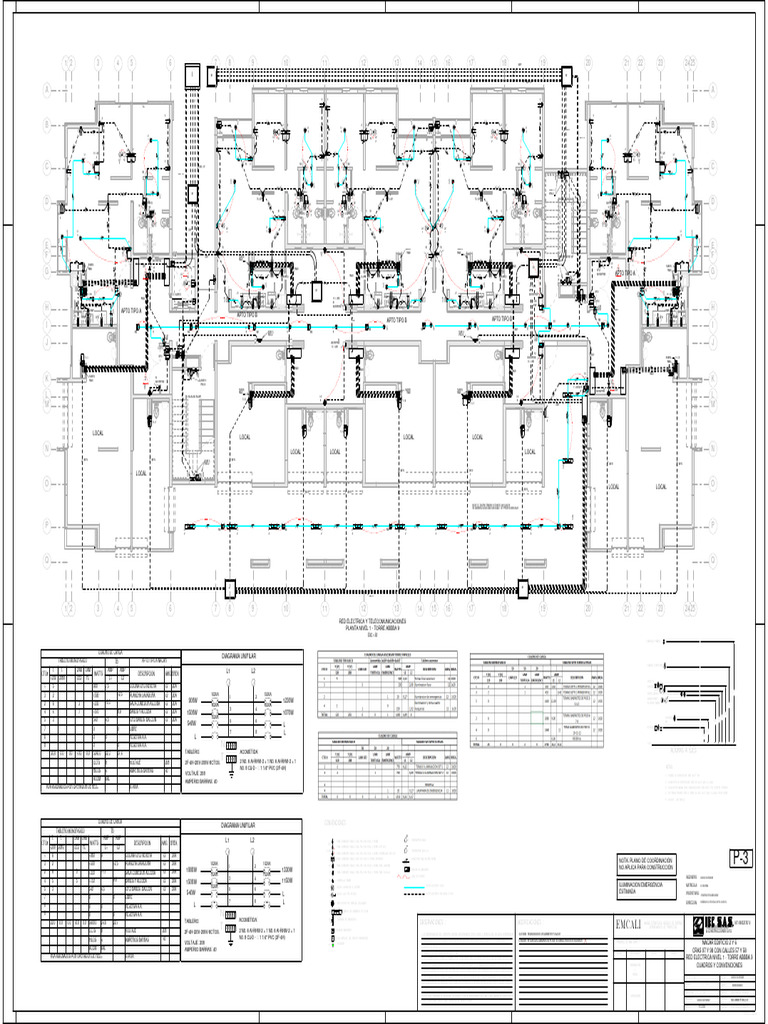 NAC-ABBBA-9-ARQ - ELE - Plano - P-3 - NIVEL 1 | PDF