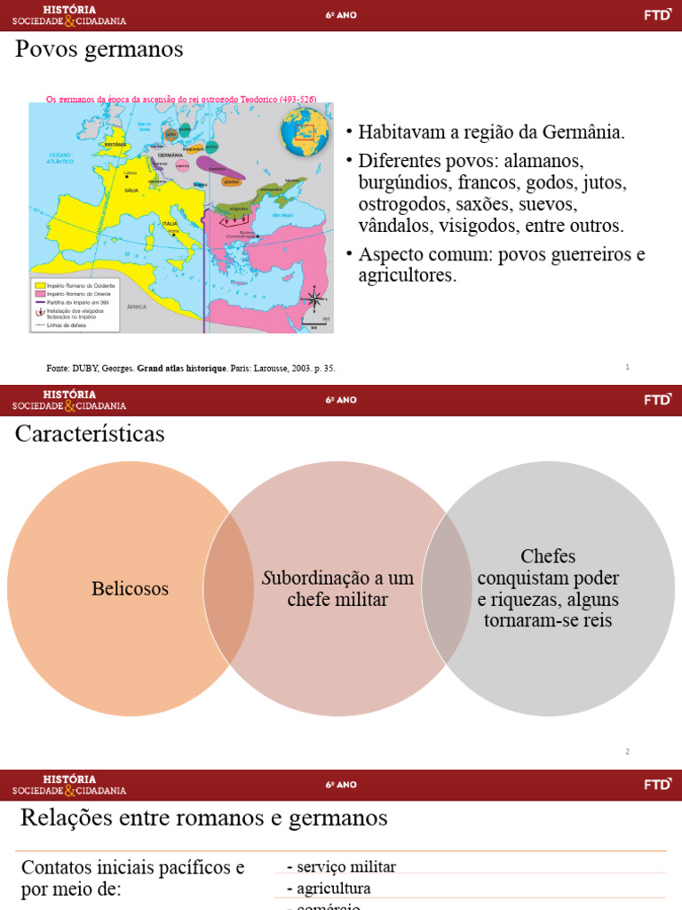 Hsc-Os Germanicos | PDF | Povos germânicos | Império Bizantino