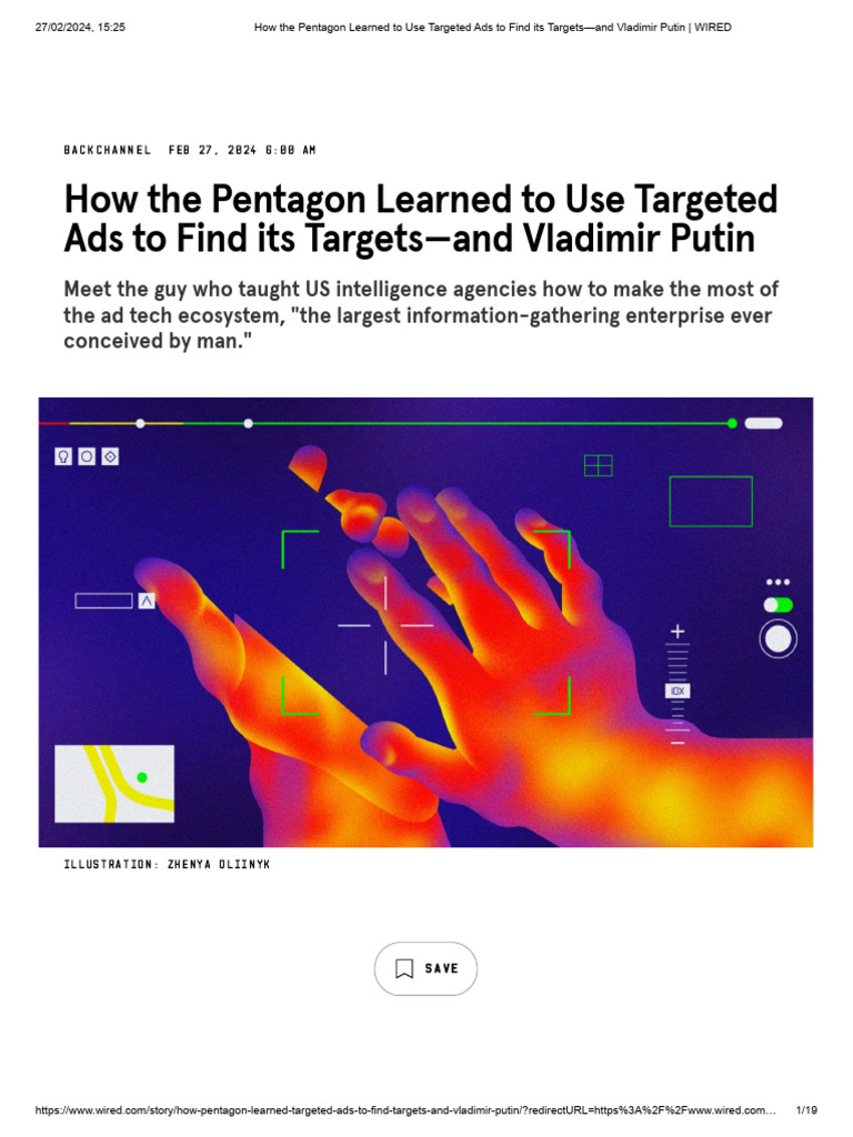 How The Pentagon Learned To Use Targeted Ads To Find Its Targets-And ...