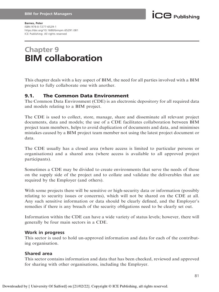 Chapter 9 BIM Collaboration | Download Free PDF | Building Information ...