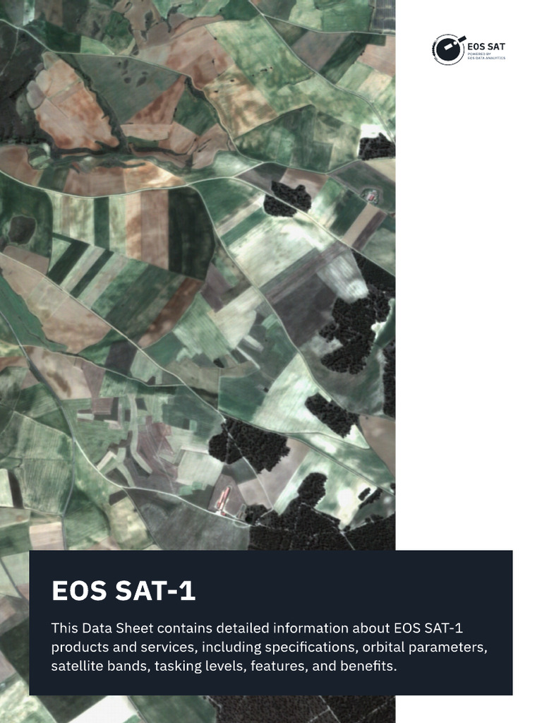 Whitepaper EOS SAT 1 | PDF | Image Resolution