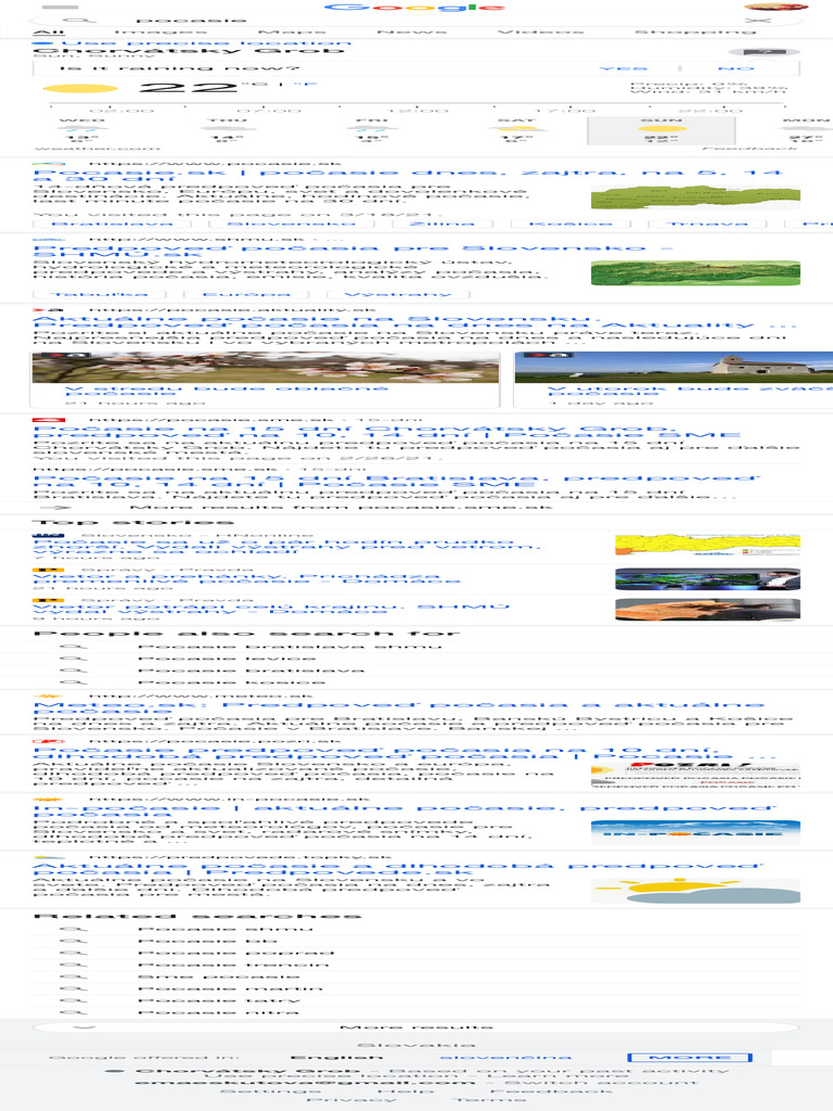 Pocasie - Google Search | PDF