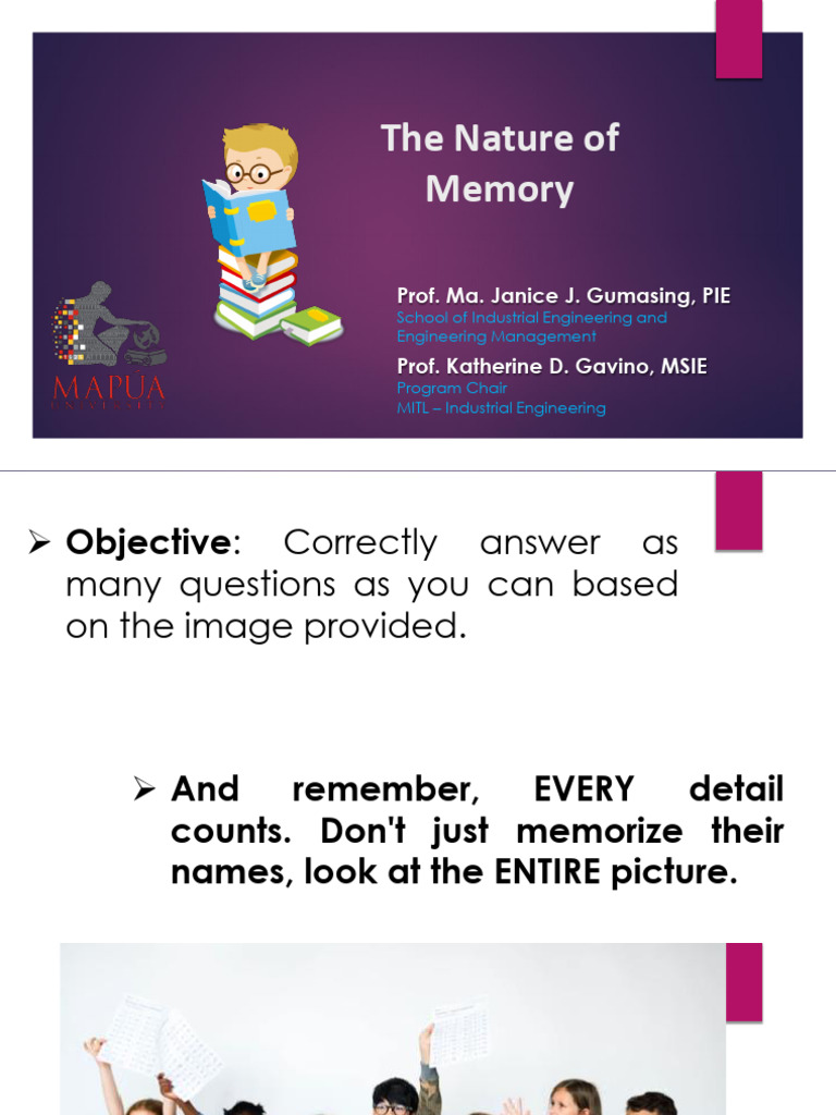MODULE 5 - Memory | Download Free PDF | Memory | Recall (Memory)
