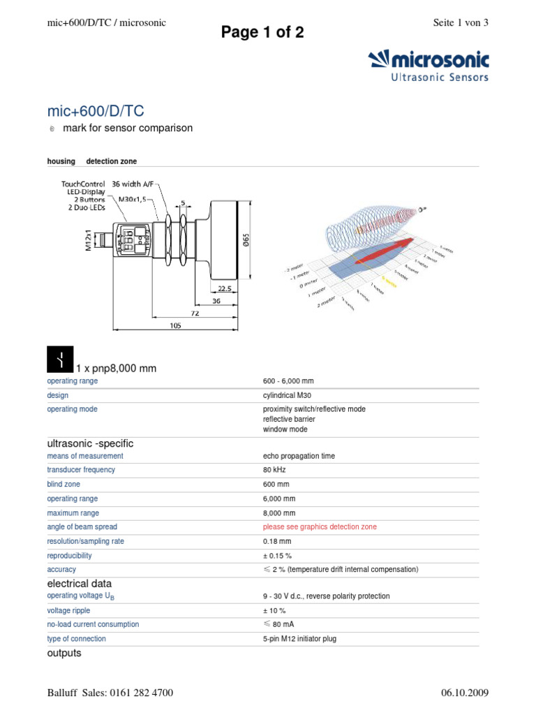 MIC+600_D_TC | PDF | Electronics | Electrical Engineering