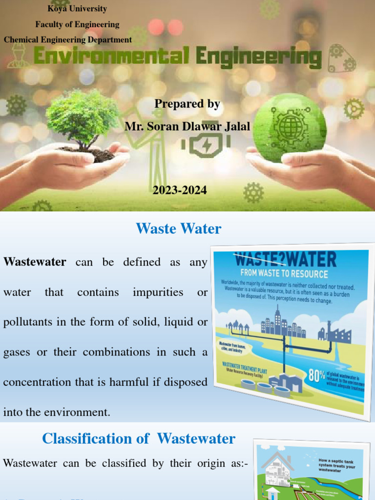 Environmental Engineering L2 Pdf Sewage Treatment Pollution