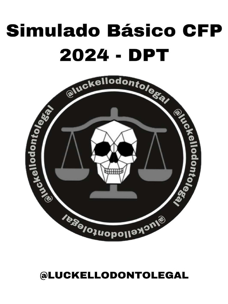 Simulado Básico CFP 2024 - DPT | PDF
