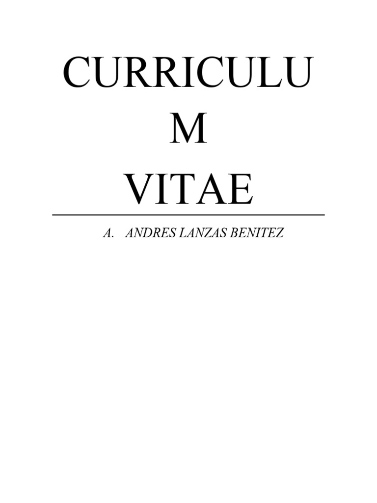 Curriculum Andres (1) | PDF | Entrenamiento de caballos | Caballos