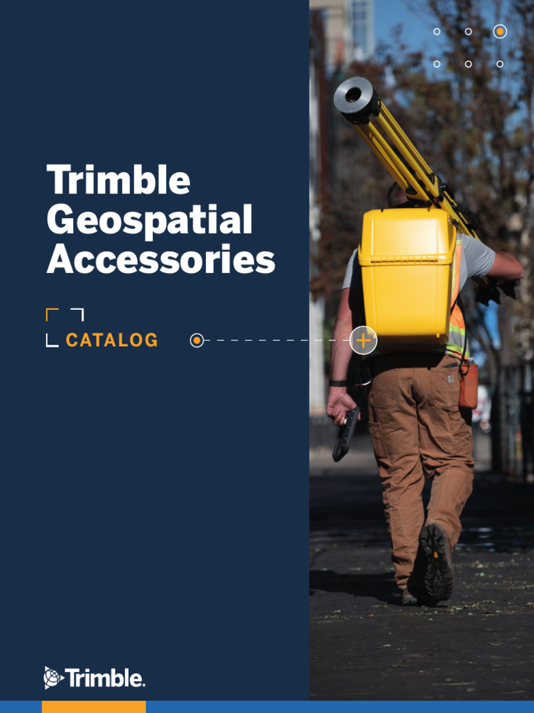 Trimble Geospatial Accessories Catalog | PDF | Tripod (Photography) | Surveying