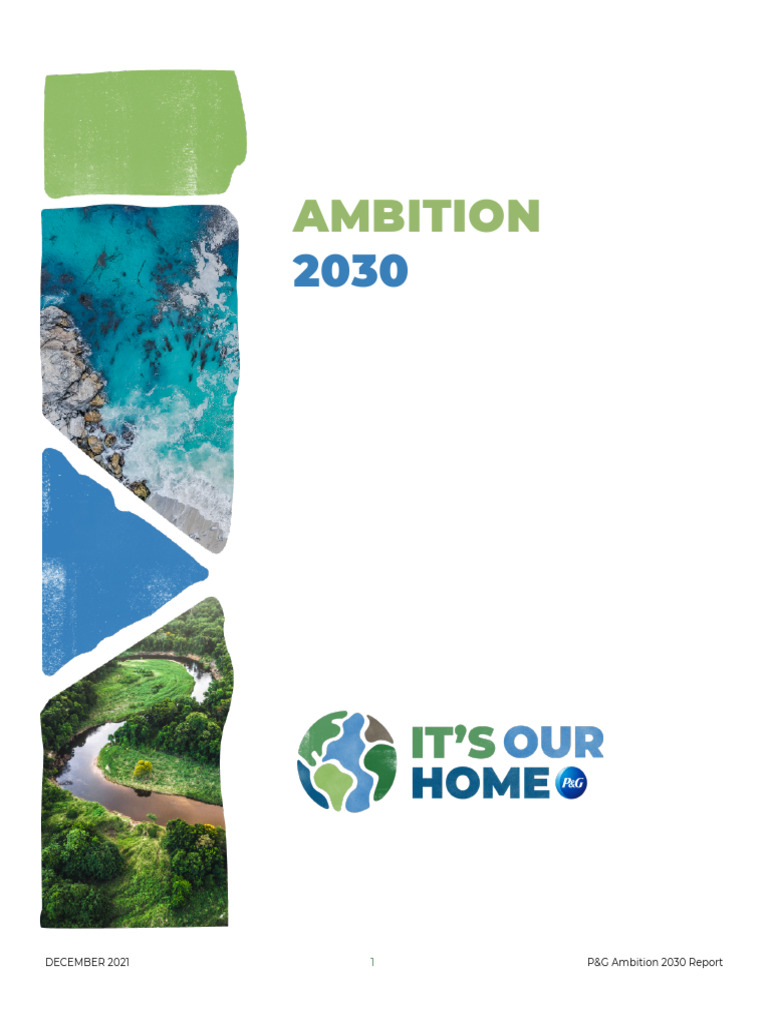 Case Study 9 - P&G Ambition 2030 | PDF | Sustainability | Recycling