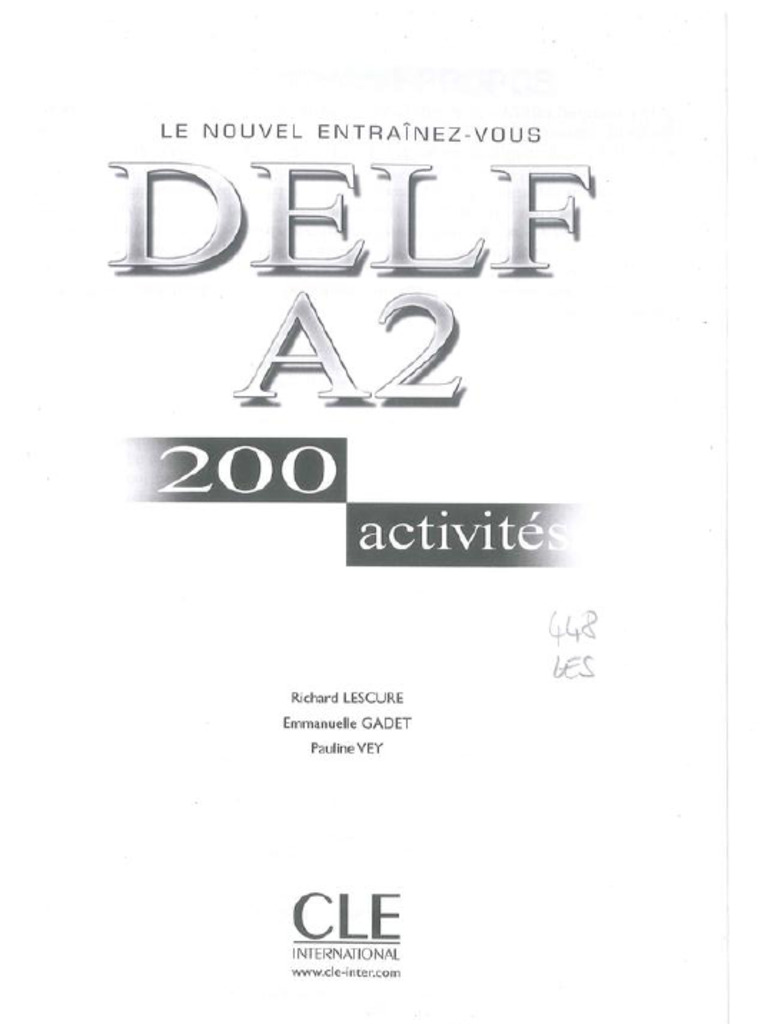 Delf A2 3 PDF Free | PDF