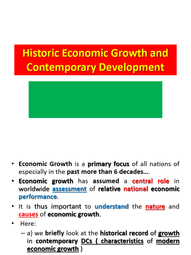 Factors Driving Economic Growth | PDF | Economic Growth | Production ...