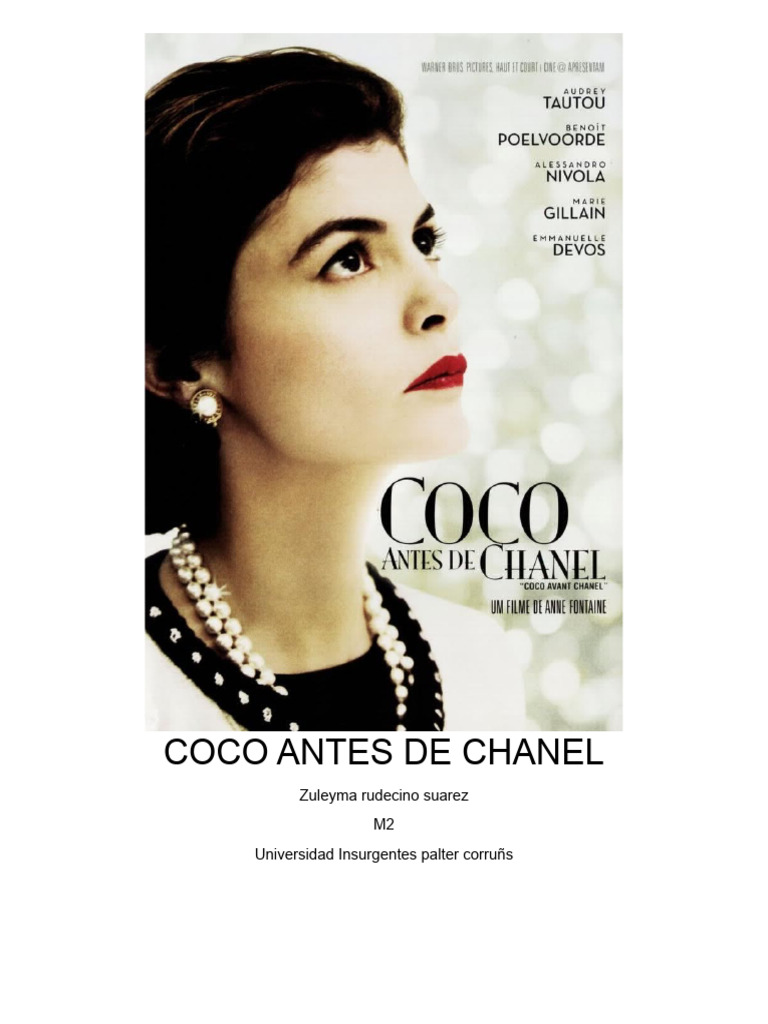 Coco Antes de Chanel | PDF | Sociedad