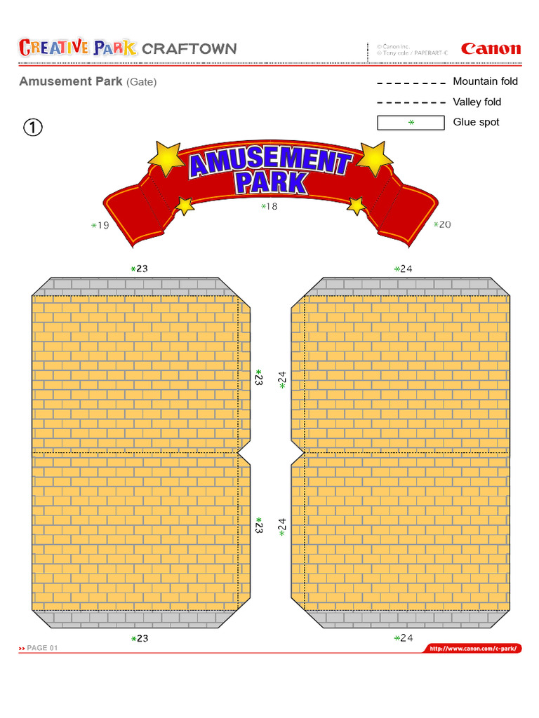 Amusement Park Gate Folding Guide | PDF