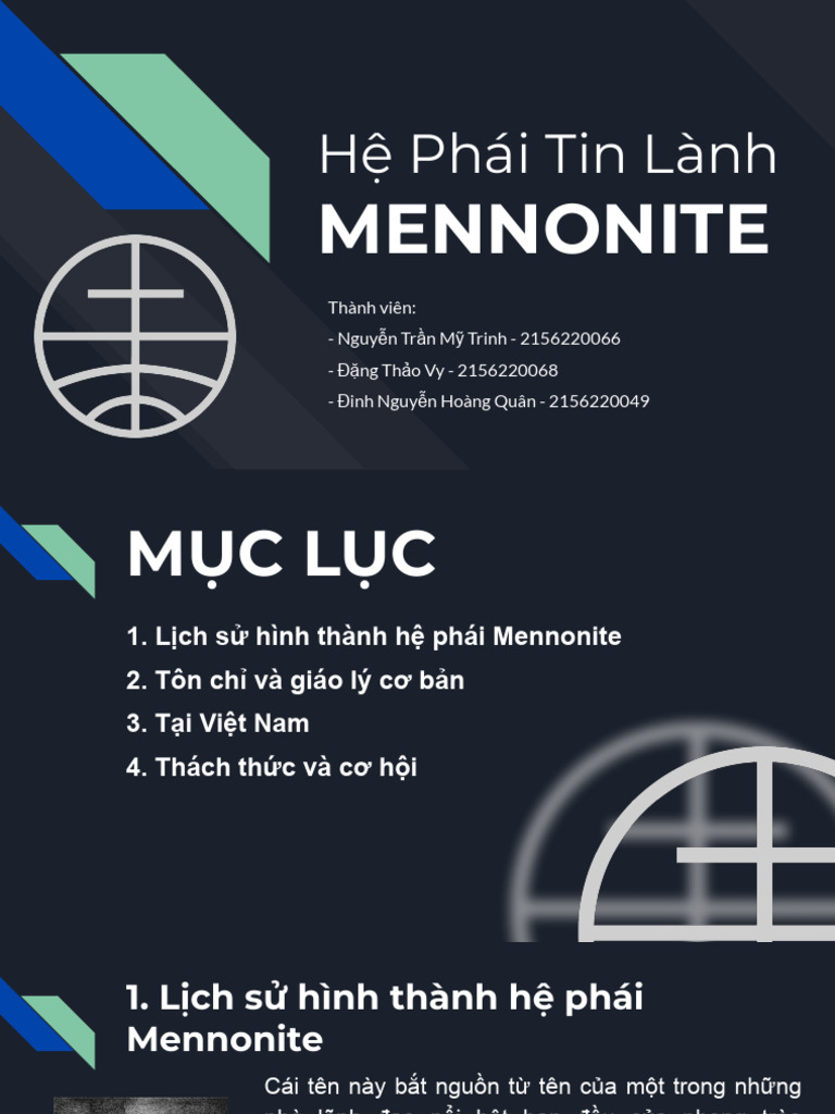 (TLVN) Phái Mennonite | PDF