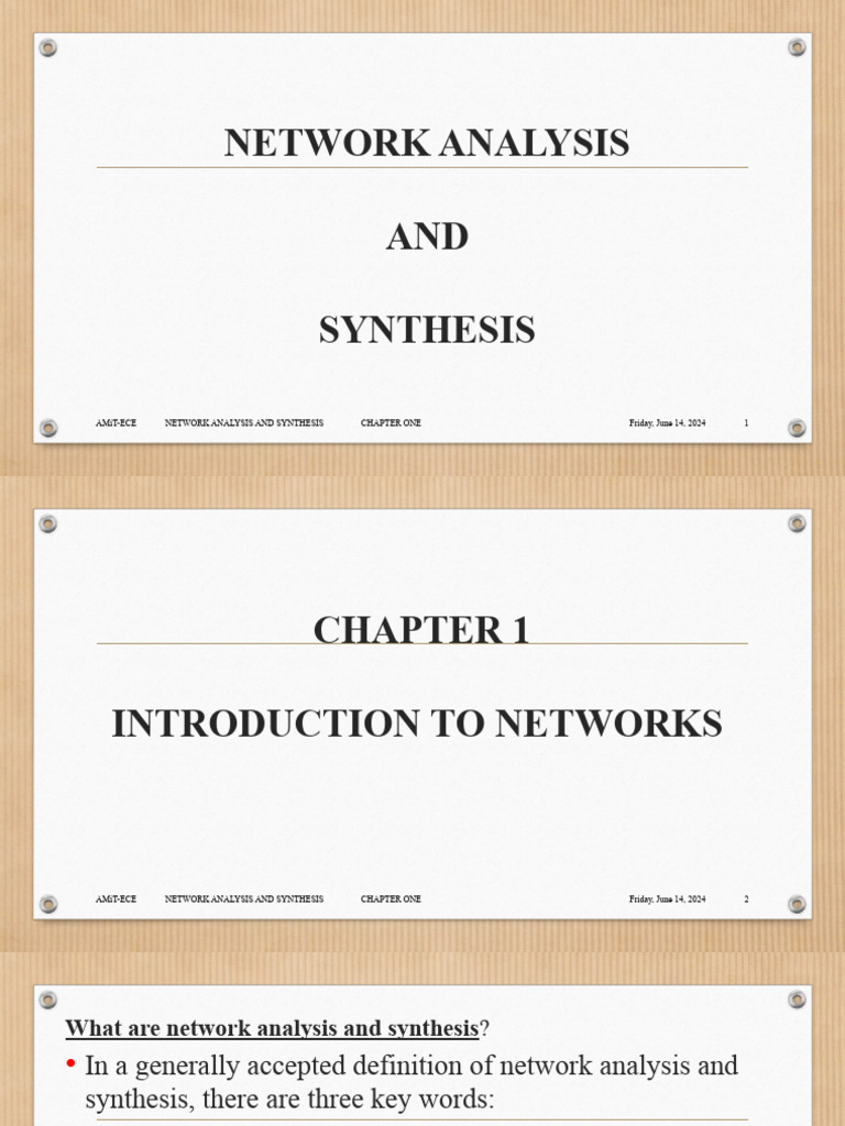 Introduction to Network Analysis | PDF | Network Analysis (Electrical ...