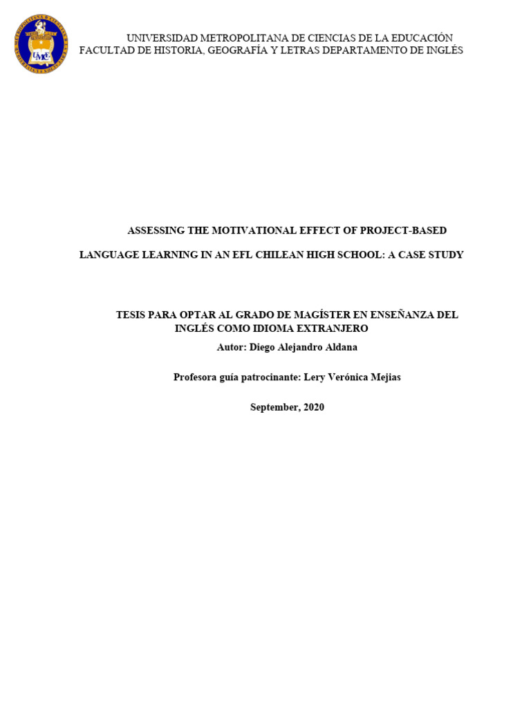 2020 Assessing The Motivational Effect of Project Based Language ...