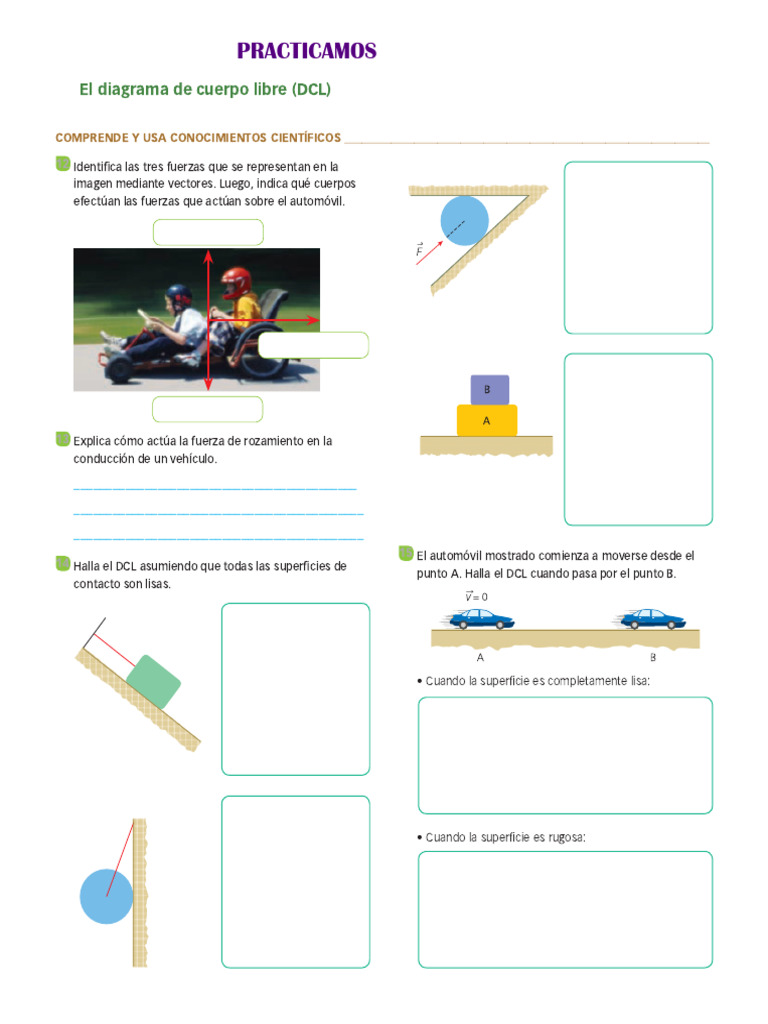A-5º-Pract-Act2 Cyt U3 | PDF | Fricción | Fuerza