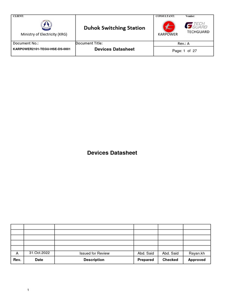 Karpower2101 Tegu Hse Ds 0001 Devices Datasheet | PDF | Computer Engineering | Computer Hardware