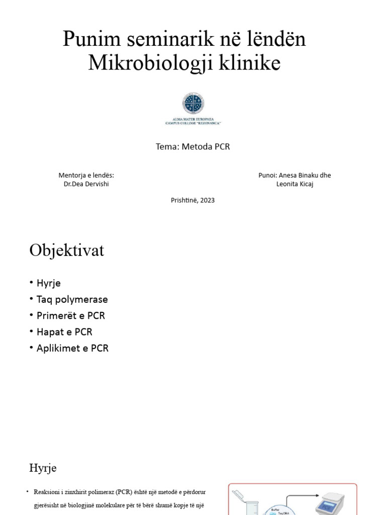 Punim Seminarik Në Lëndën Mikrobiologji Klinike | PDF