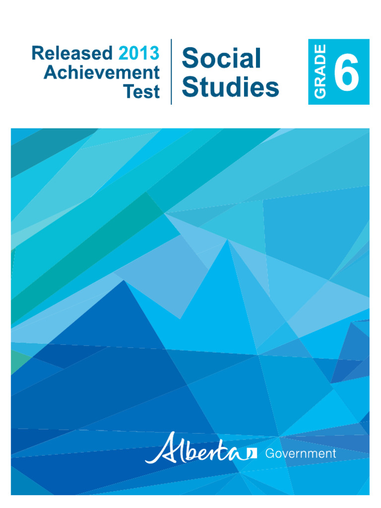 Released Achievement Test-Gov of Alberta | PDF