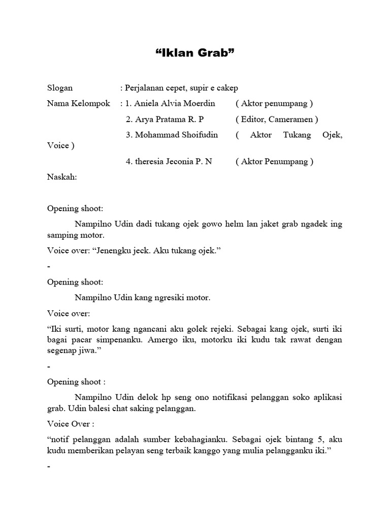 Iklan Grab | PDF