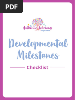 Preschool Physical Development Checklist | PDF