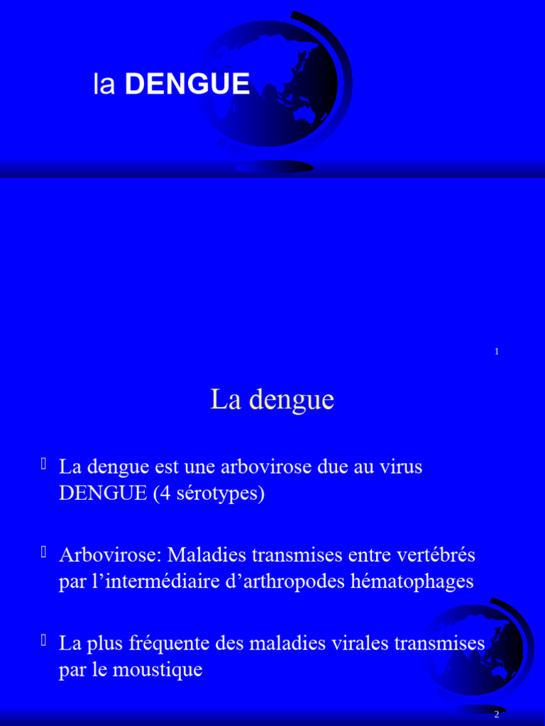 La Dengue | PDF | Maladies et troubles | Spécialités médicales
