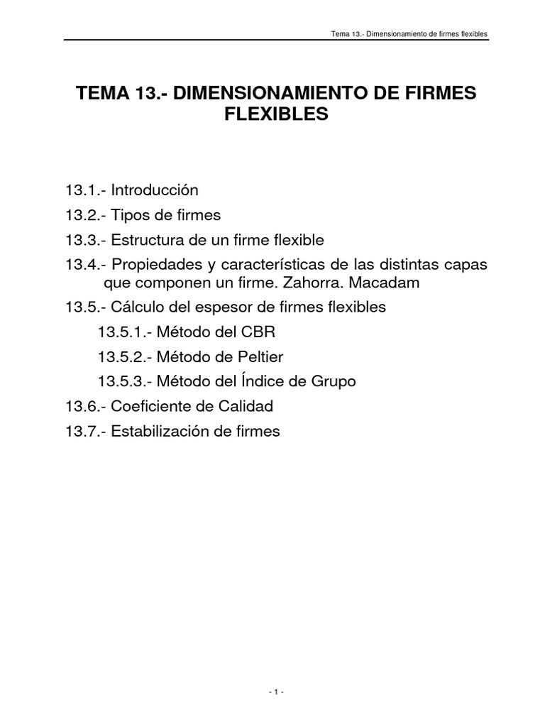 Dimensionamiento de Firmes Flexibles | PDF | Deformación (ingeniería ...