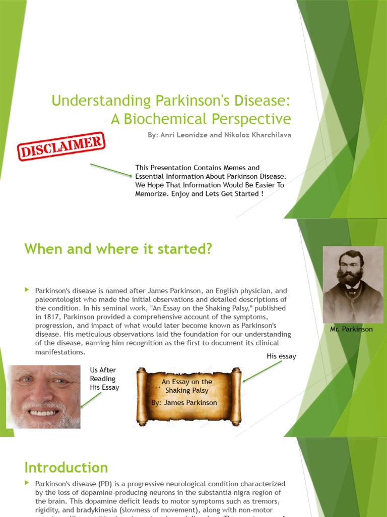 Understanding Parkinsons Disease 1 Download Free Pdf Parkinson S