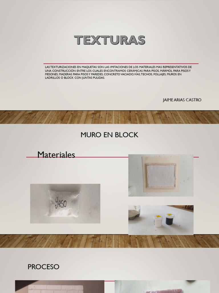 Texturas Jaime Arias | PDF