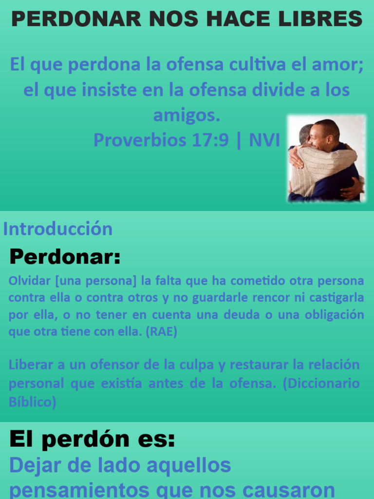 El Poder Liberador del Perdón | PDF | Perdón
