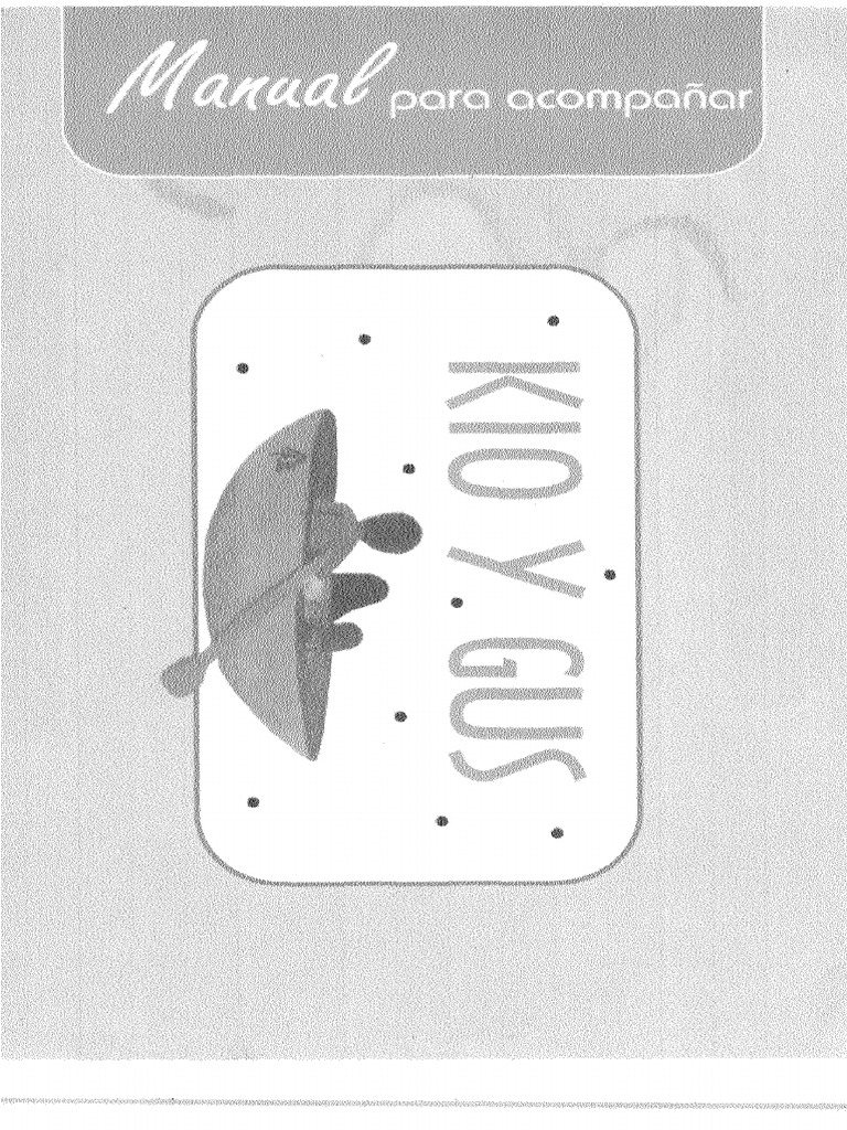 LIPMAN, M. y SHARP. A. M., Manual para Acompañar Kio y Gus | PDF