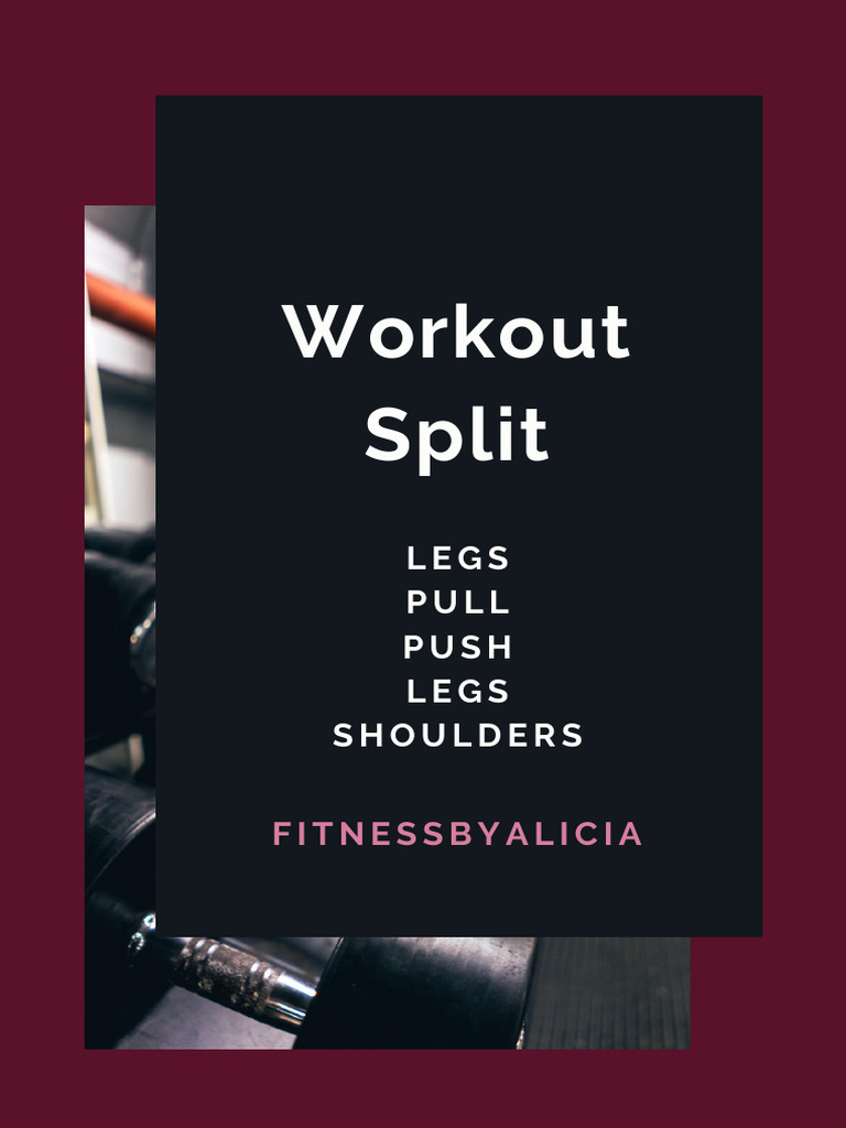 5 Day Workout Split | PDF | Physical Exercise | Strength Training