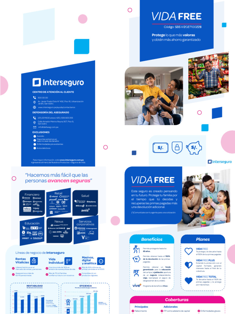 Díptico Vida Free 2024 | PDF | Desempleo | Desarrollo personal