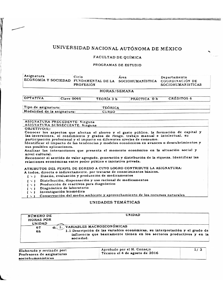 PROGRAMA DE ESTUDIO | PDF