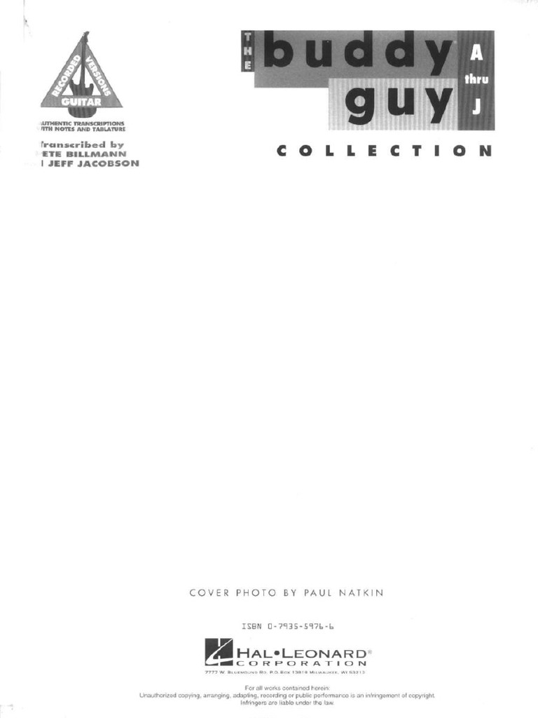 Buddy Guy - Collection A-J | PDF