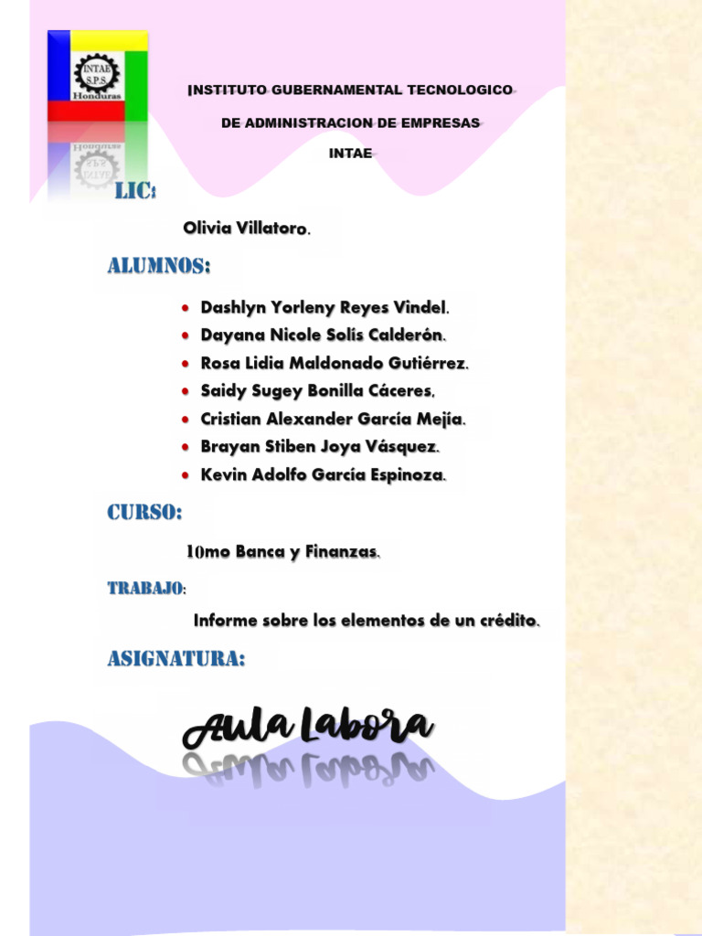 Aula Labora | PDF | Bancos | Crédito