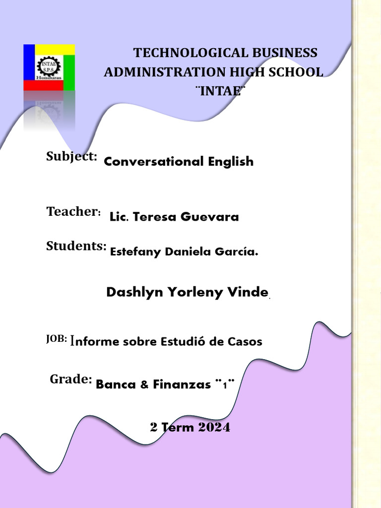 Technological Business Administration High School Intae | PDF ...