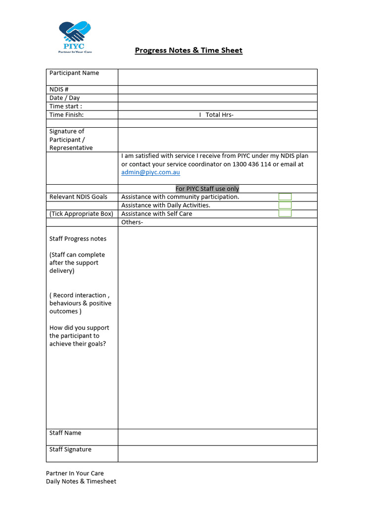 Progress Notes | PDF