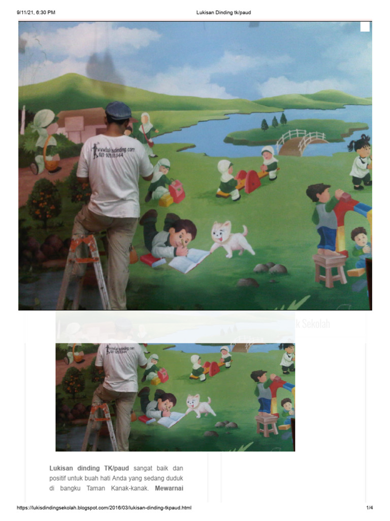 Lukisan Dinding TK - Paud | PDF