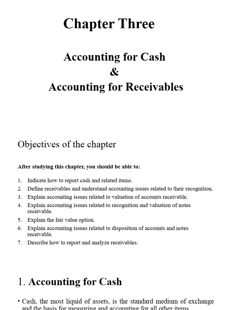 IFA I Chapter Three. | PDF | Bad Debt | Securities (Finance)