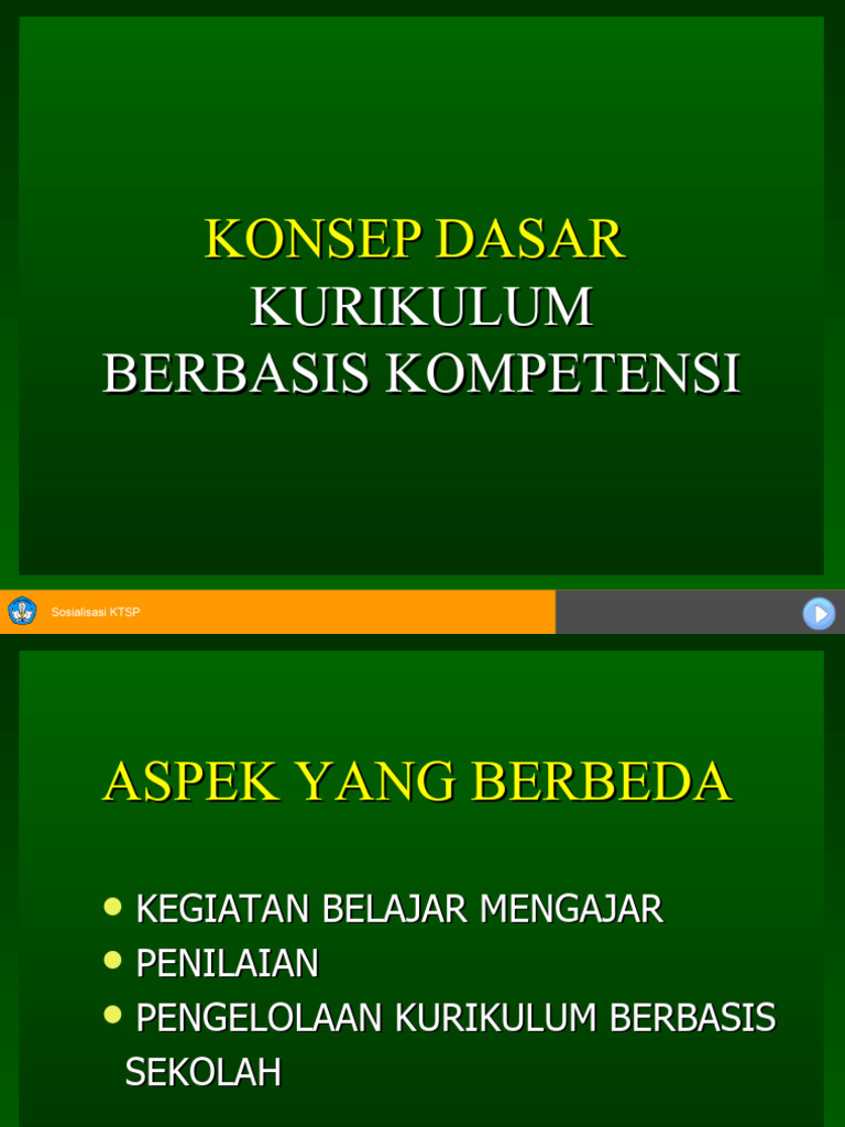 Konsep Dasar Kurikulum Berbasis Kompetensi | PDF