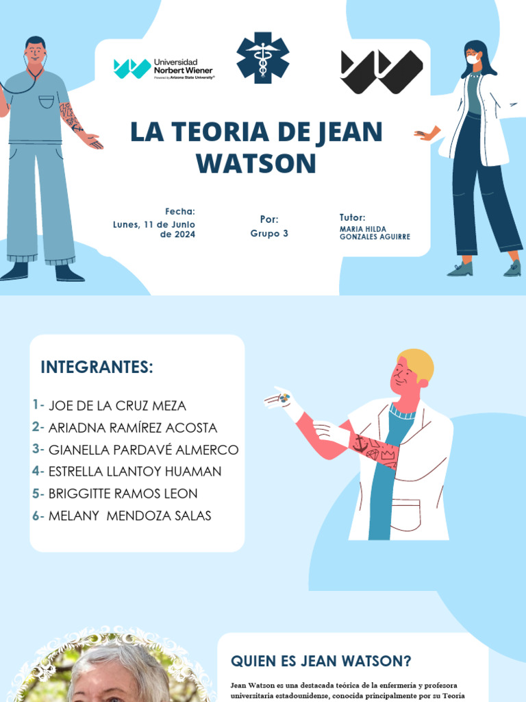Teoria de Jean Watson | PDF | Enfermería | Sicología
