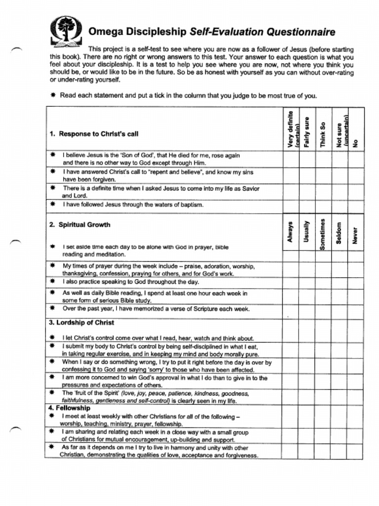 Evaluation of Christian Ife | PDF | Prayer | Jesus