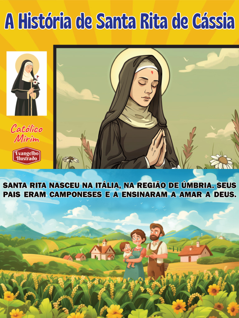 História_Ilustrada_-_Santa_Rita_de_Cássia | PDF