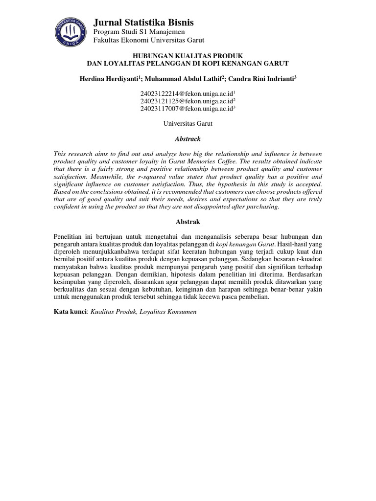 Analisis Regresi Linier Sederhana | PDF