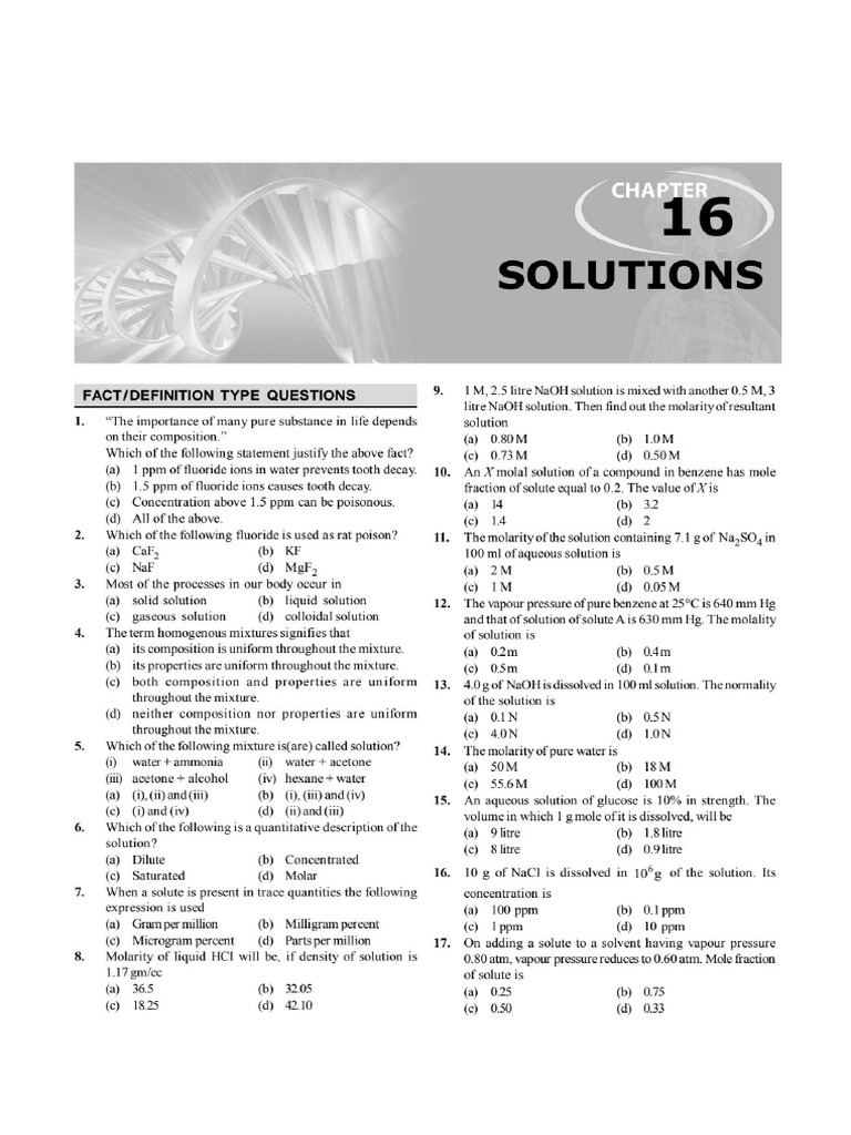 CH Solutions | PDF