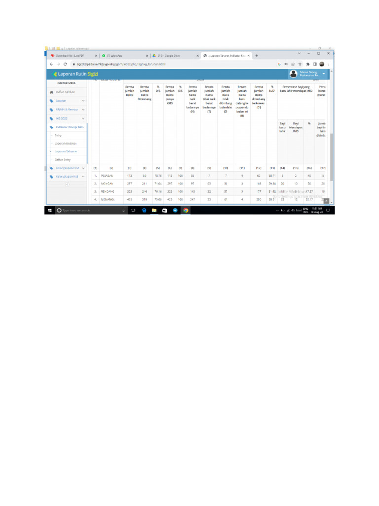 Bukti Pencatatan Dan Pelaporan EPPGBM | PDF